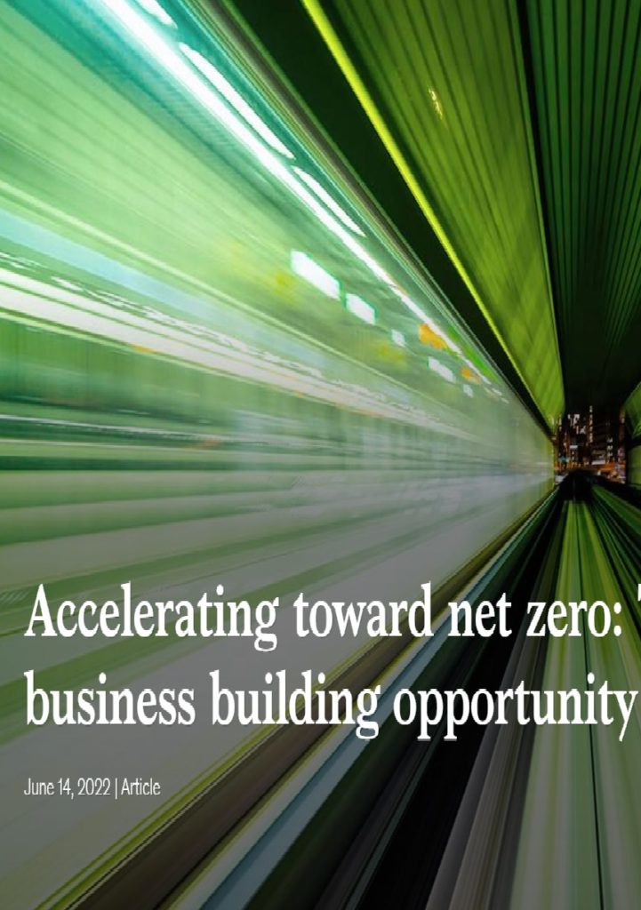 Accelerating toward net zero: The green business building opportunity - European Risk Management ...